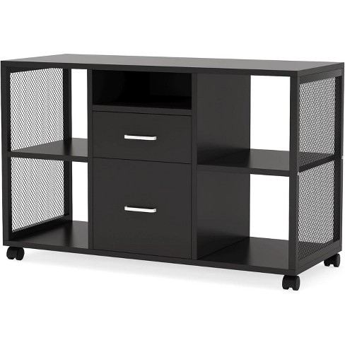 Tribesigns 2 Drawer Wood File Cabinet, Mobile Lateral Filing Cabinet, Modern Storage Cabinets ...