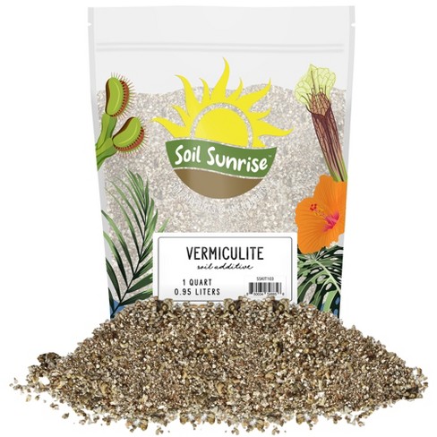 Soil Sunrise 1qt All Natural Vermiculite Soil Additive; Horticulture ...