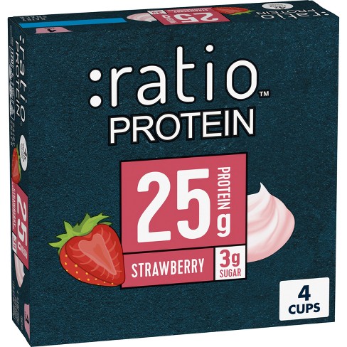 :ratio Protein Strawberry Yogurt - 21.2oz/4pk : Target