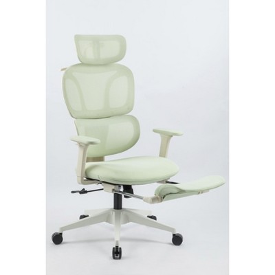 NicBex Adjustable Ergonomic Office Chair with Footrest,Dynamic Lumbar ...
