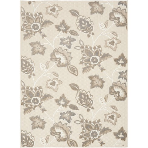 Nourison Aloha Floral Farmhouse Outdoor Rug : Target