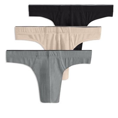Jockey Men's Casual Cotton Stretch Thong - 3 Pack : Target