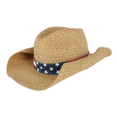 Acdc Logo Patch Straw Cowboy Hat : Target