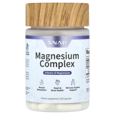Snap Supplements Magnesium Complex, 60 Capsules : Target