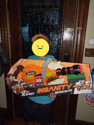Xshot Horror Fire Dread Hammer Toy Dart Blaster (with 48 Darts) By Zuru ...