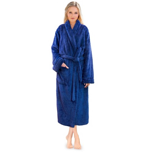 Pavilia Premium Womens Plush Soft Robe Fluffy Warm, Fleece Faux ...