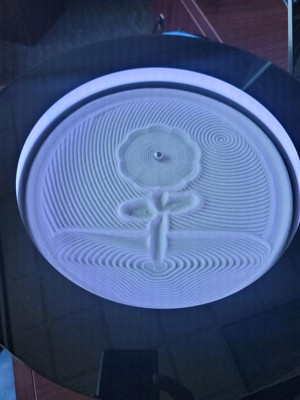 Homedics 16'' Drift Meditation Sand Table - Cream : Target