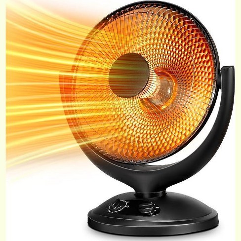 R.w.flame Radiant Electric Space Heater With Thermostat And Timer ...