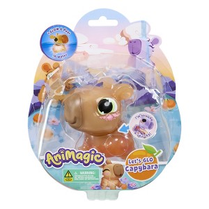 Goliath Animagic Let's Glo Capybara, Brown, Squish & Stretch Water Toy ...