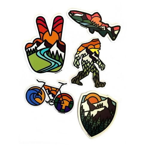 Atomicchild Greatest Hits Sticker Pack 5pc : Target