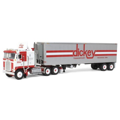 First Gear Dcp 1/64 Legendary Red & White Kenworth W900a W/ 40ft ...