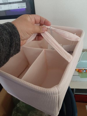 Waffle Weave Rectangular Diaper Caddy With Handles - Cloud Island™ : Target