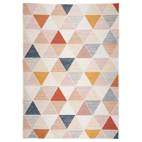 Obeetee Plaza Triangles Woven 7'10"x9'10" Indoor/outdoor Area Rug : Target