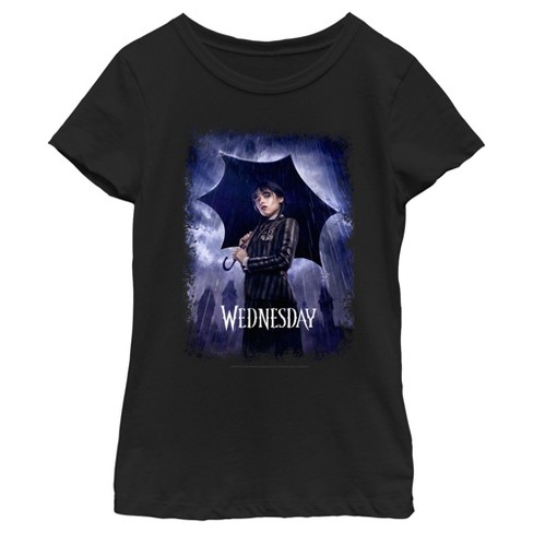 Girl's Wednesday Character Poster T-shirt : Target