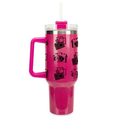 Elanze Designs Vintage Polaroid Camera Pattern 40 Oz. Stainless Steel ...