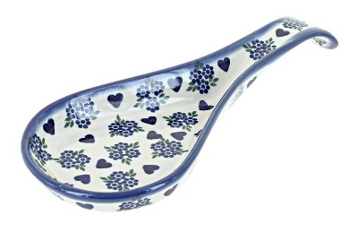 Blue Rose Polish Pottery Royal Vine Small Spoon Rest : Target