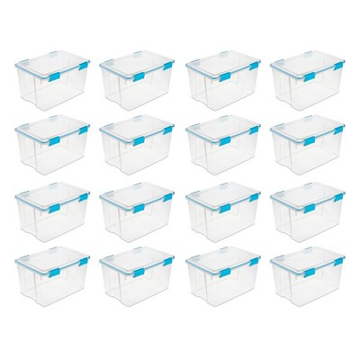 Sterilite Stack And Carry 2 Layer Handle Box, Stackable Plastic Small ...