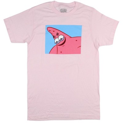 Spongebob Squarepants Men's Patrick Colorful Character Box Design T ...