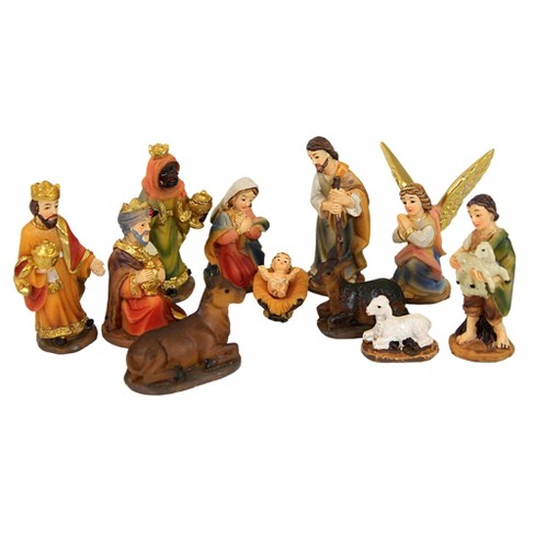 Roman 2.0 Inch Mini Nativity Set/12 Joseph Mary Jesus Kings Nativity ...