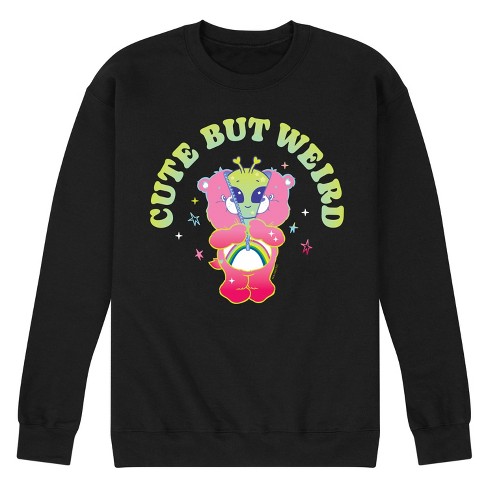 Men's - Care Bears - Cute But Weird Alien Graphic Fleece Sweatshirt ...