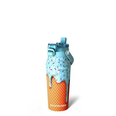 Frost Buddy 16oz Insulated Water Bottle with Straw & Chug Lid ...