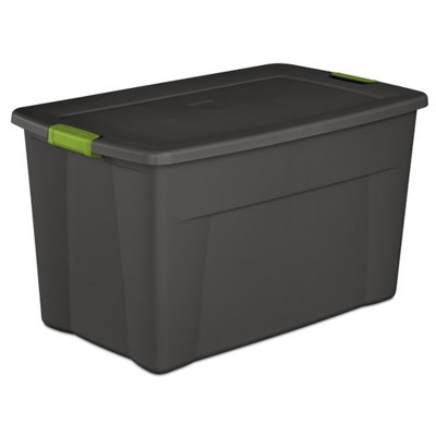 Sterilite 45 Gallon Heavy Duty Plastic Stackable Storage Container Tote ...