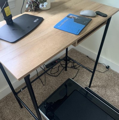 Standing Desk Natural - Room Essentials™: Modern Style, Metal Base ...