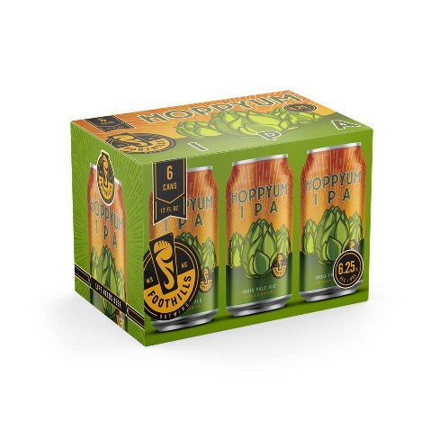 Foothills Hoppyum Ipa Beer - 6pk/12 Fl Oz Cans : Target