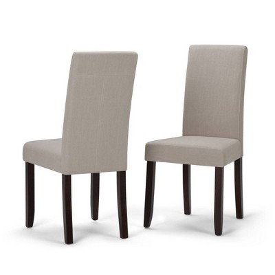 Set Of 2 Normandy Parson Dining Chairs Dove Gray - Wyndenhall : Target