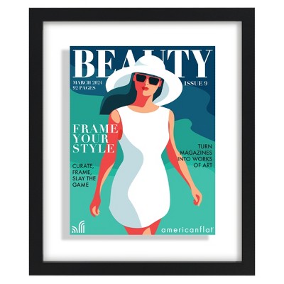 Americanflat 12.5x15 Magazine Frame With Shatter-resistant Glass ...