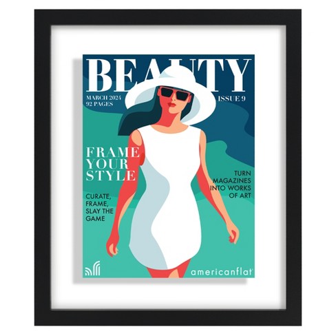 Americanflat 12.5x15 Magazine Frame With Shatter-resistant Glass ...