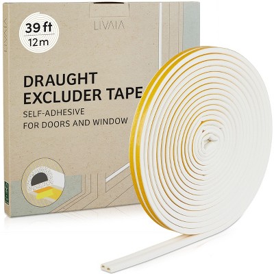 Livaia 39 Ft Draught Stopper Self Adhesive Tape - White : Target