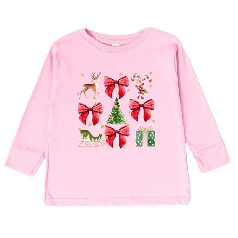 The Juniper Shop Coquette Christmas Collage Toddler Long Sleeve Tee ...