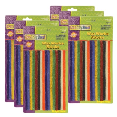 Creativity Street Wax Works Sticks, Assorted Bright Hues, 8", 288 ...