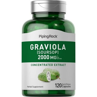 Graviola Capsules 2000 mg | 120 Count | by Piping Rock : Target