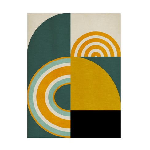 Trademark Fine Art - Ana Rut Bre Rainbow Plus Shapes8 Canvas Art - 18 X ...