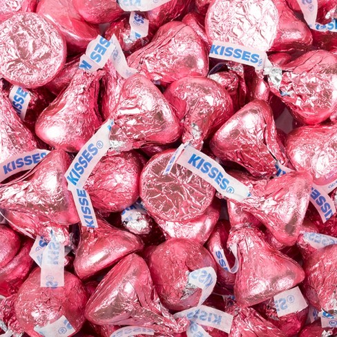 Pink Hershey's Kisses Candy - Milk Chocolates : Target