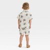 Grayson Mini Toddler Boys' Short Sleeve Palm Tree Printed Woven Gauze ...