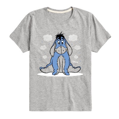 Boys' - Winnie the Pooh - Eeyore With Clouds Short Sleeve Graphic T ...