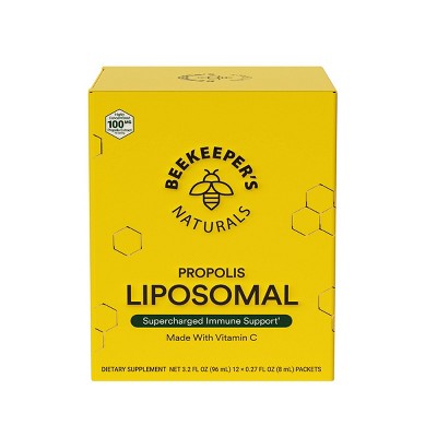 Beekeeper's Naturals Liposomal Propolis - 12 Ct : Target
