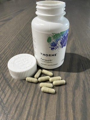 Thorne Ferrasorb - 36 Mg Iron With Essential Nutrients - Complete Blood ...