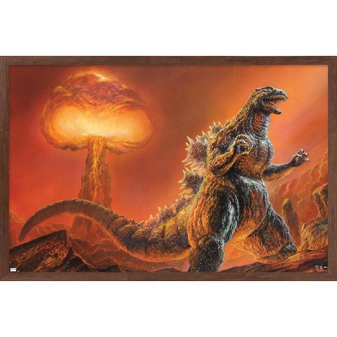 Trends International Godzilla: Comic - Nuclear Framed Wall Poster ...