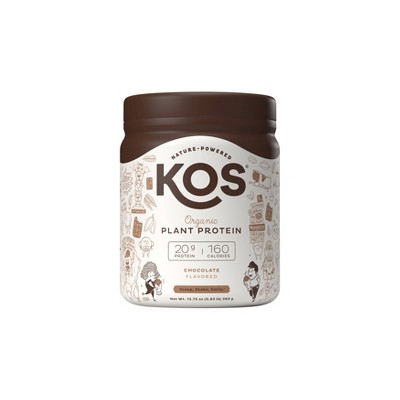 Kos Organic Vegan Plant Based Plant Based Protein Powder - Vanilla - 13 ...