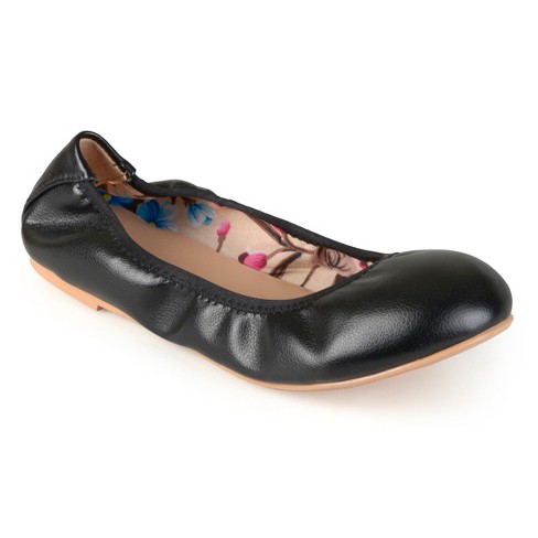 Journee Collection Womens Lindy Slip On Round Toe Ballet Flats Black 7. ...
