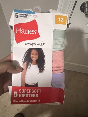 Hanes Originals Girls' 5pk Supersoft Hipster Underwear : Target