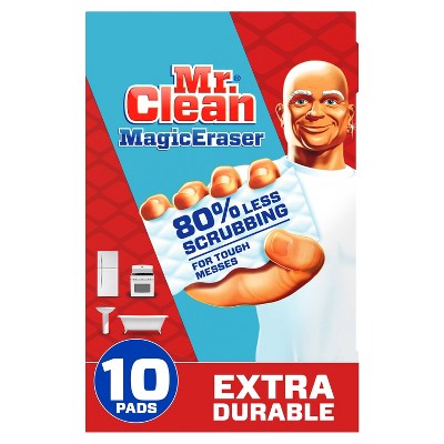 Mr. Clean Extra Durable Scrub Magic Eraser Sponges - 10ct : Target