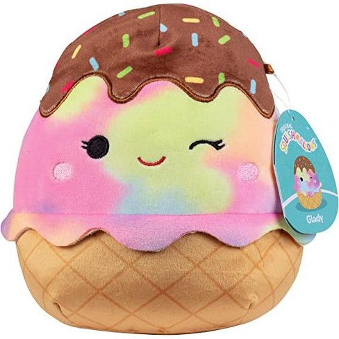 Squishmallow 8" Tie Dye Ice Cream Plush - Cute And Soft Stuffed Animal ...