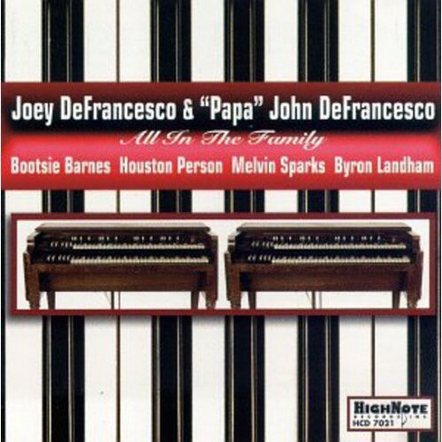 Joey Defrancesco & Papa John - All In The Family (cd) : Target