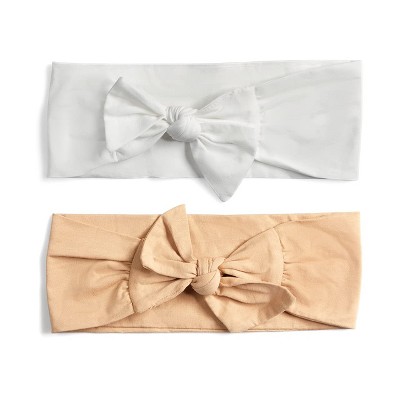 Kitsch Cotton Adjustable Headband 2pc - Sand : Target