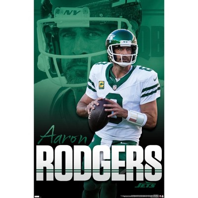 Trends International Nfl New York Jets - Aaron Rodgers 24 Unframed Wall ...